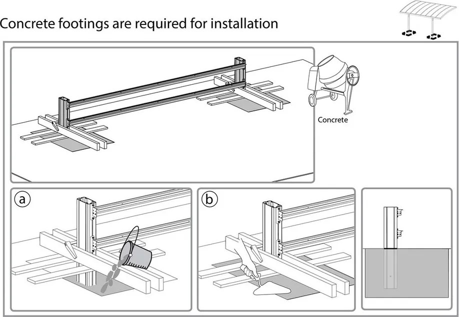 Hliníkový přístřešek s obloukovou střechou Palram Arizona 5000
