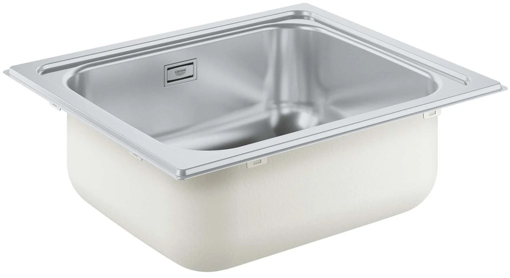 Grohe - Dřez K200, 53x46 cm, kartáčovaná nerez ocel 31719SD0