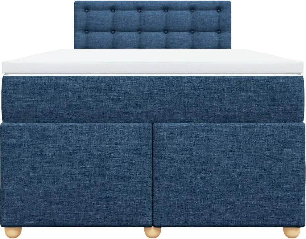 Box spring postel s matrací černá 120x190 cm textil 3288939