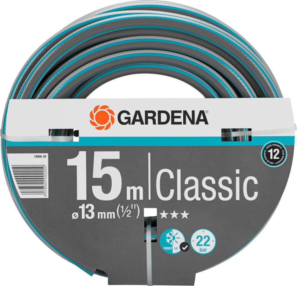 Gardena hadice Classic (1/2") 15 m bez armatur 18000-20