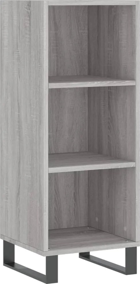 Skříň highboard šedá sonoma 34,5 x 34 x 180 cm kompozitní dřevo 3199391