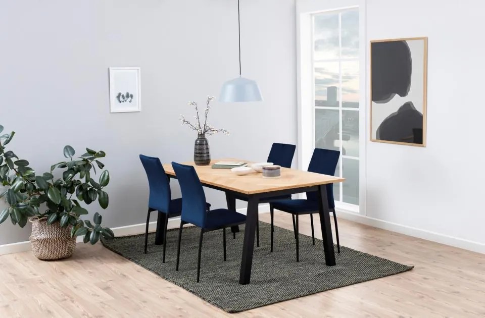 Jídelní židle Demina tmavě modrá