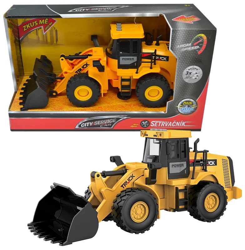 CITY SERVICE CAR - 1:16 Kolový nakladač