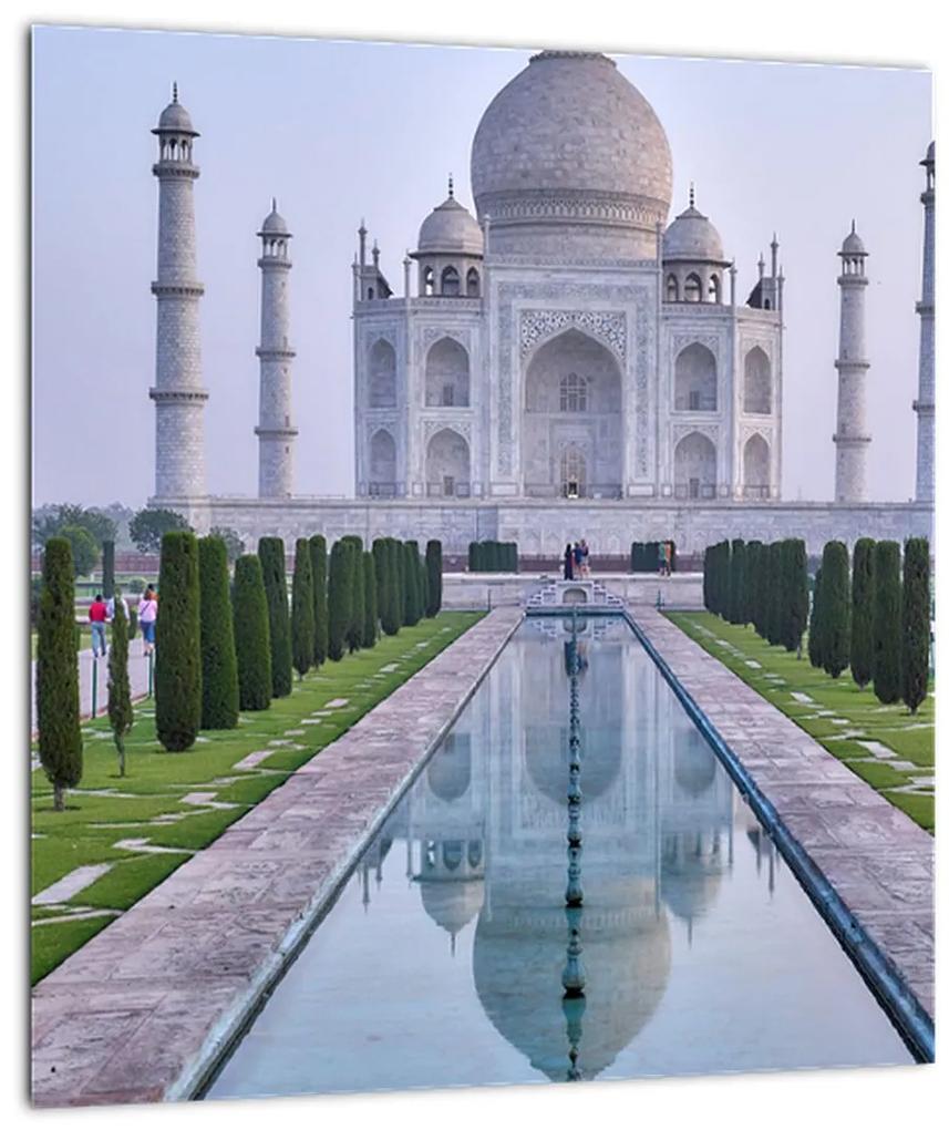 Obraz - Taj Mahal za východu slunce (30x30 cm)