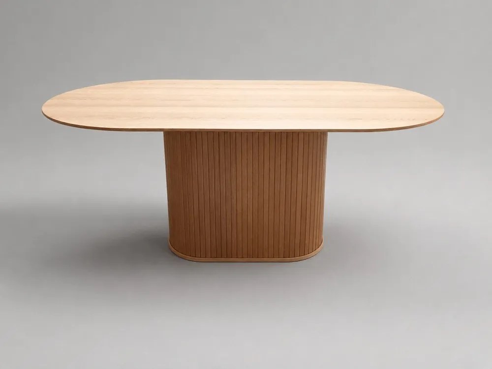 Jídelní stůl s deskou v dubovém dekoru 95x180 cm Nola - II. jakost – Unique Furniture