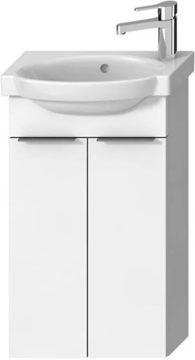 JIKA Tigo-N - skříňka s 2 dveřmi pod umývátko 450x240 mm, bílá H40J2112005001