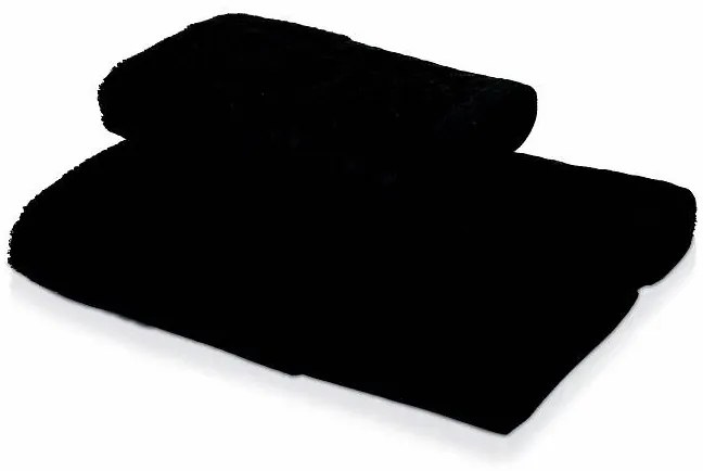 MÖVE +++BLACK & WHITE ručník 50x100 cm černý
