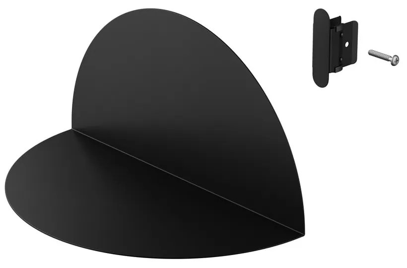 Černý kovový modulární policový systém 27x203,5 cm Solis – Umbra