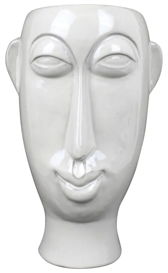 Bílá porcelánová váza PT LIVING Mask, výška 27,2 cm