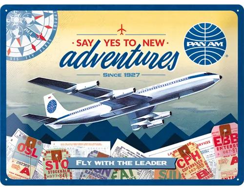 Postershop Plechová cedule: Pan Am (New Adventures) - 30x40 cm