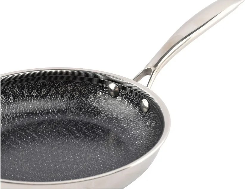 Nerezová pánev s nepřilnavým povrchem ø 21,5 cm Fusion – BonBistro