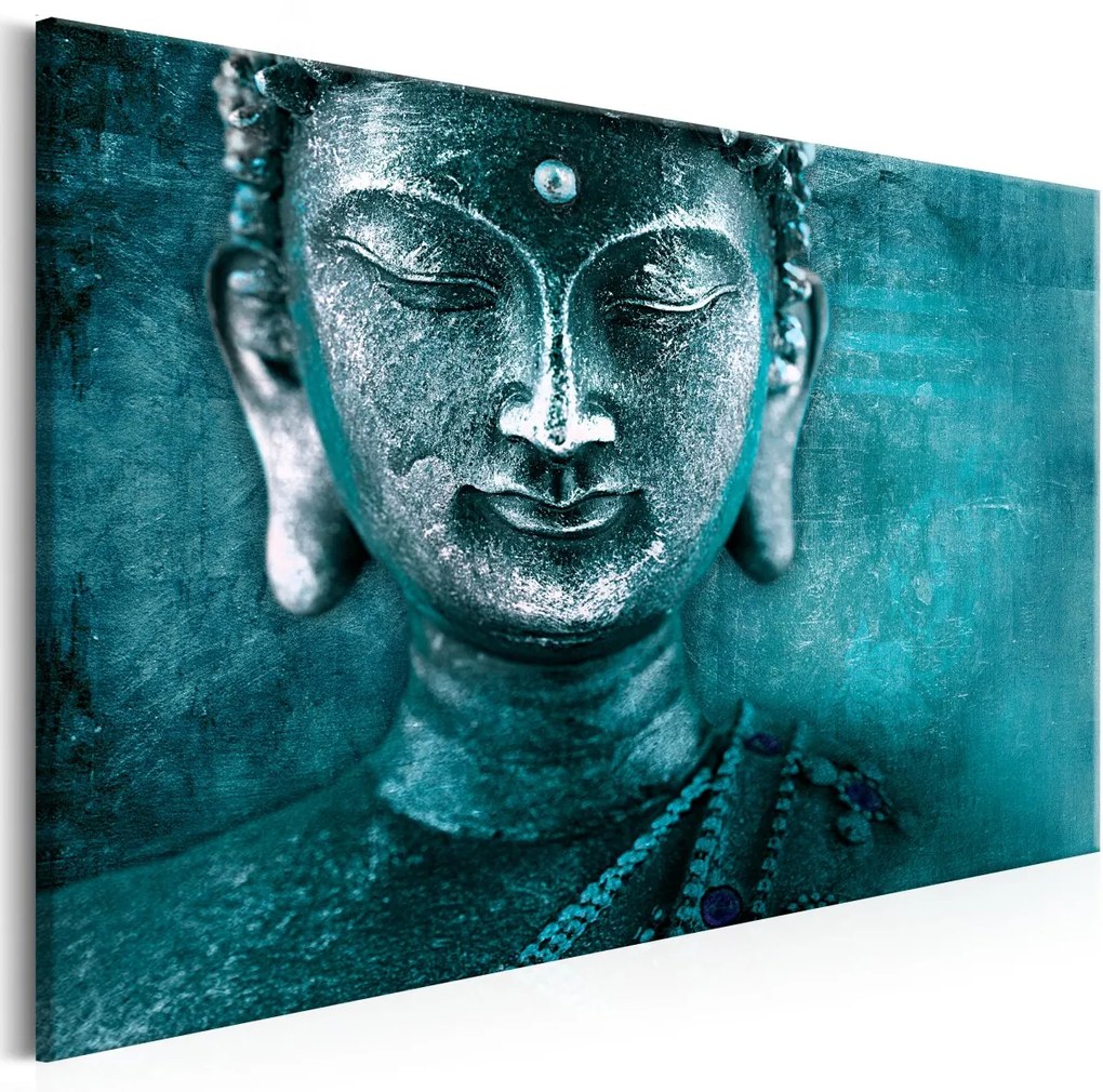 Modrý Buddha (90x60 cm) - Murando DeLuxe