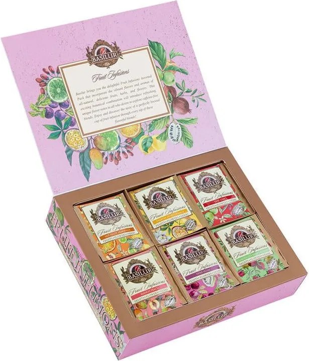 Dárková kazeta čajů FRUIT INFUSIONS Assorted 60 sáčků