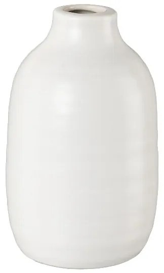 Keramická váza Gasper 14 cm, bílá