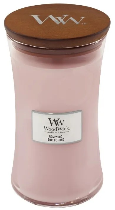 WoodWick Svíčka Rosewood váza velká, 609,5 g