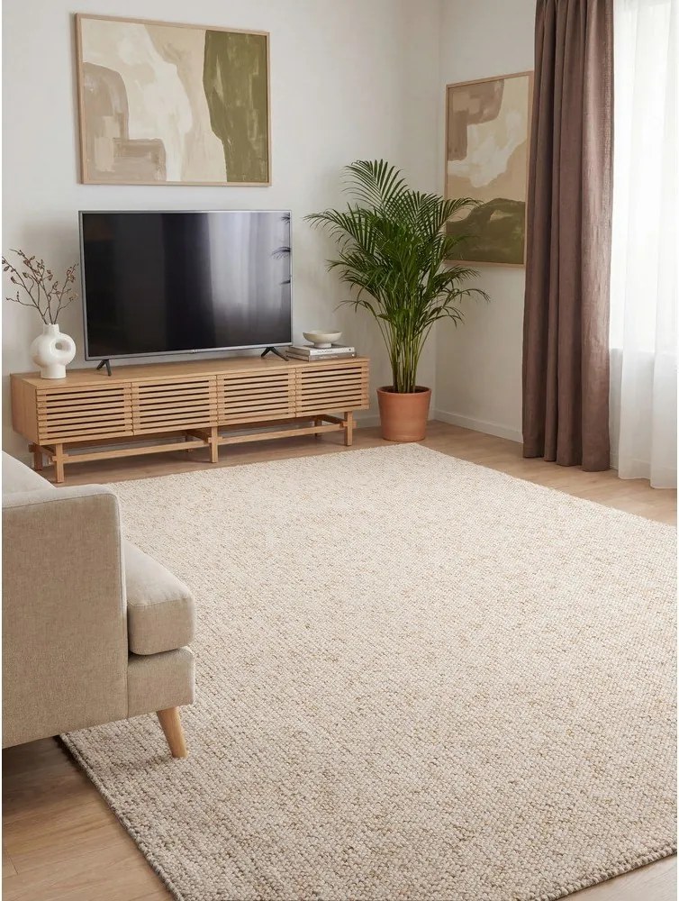 Krémový pratelný koberec 160x230 cm Rocco Cream – Elle Decoration