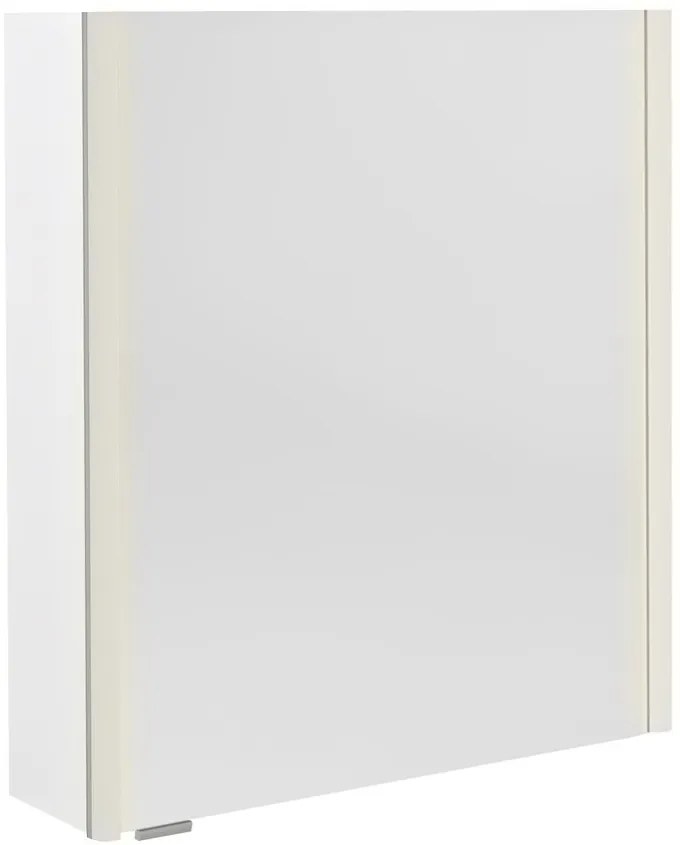 Sapho, ALIX galerka s LED osvětlením 66x70x17,5cm, levá/pravá, bílá, AX166-0030