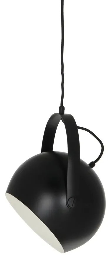 FRANDSEN - Závěsná lampa Ball s úchytkou, 25 cm, matná černá