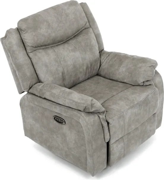 Polohovací křeslo šedé, elektrické TV-Q8668 GREY3