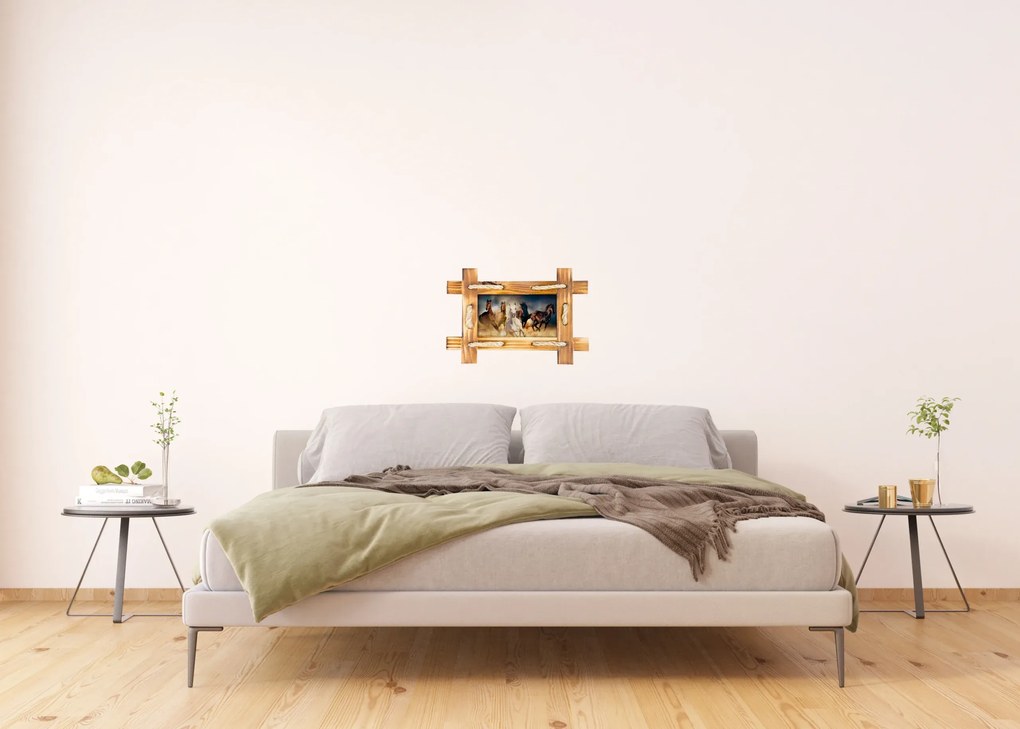 Samolepka na zeď Koně | 42.5 x 65 cm | DSM3432