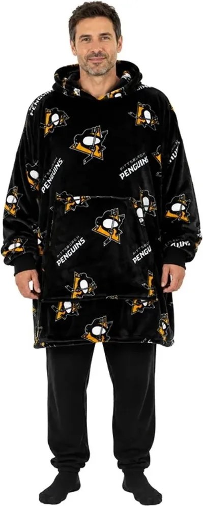 Mikinová televizní deka NHL Pittsburgh Penguins - vel. M
