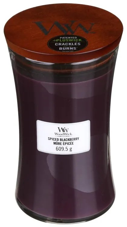 WoodWick Svíčka Spiced Blackberry váza velká, 609,5 g