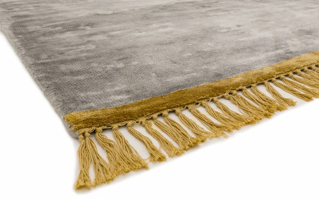 Šedý koberec Challenger Silver Mustard Rozměry: 200x290 cm
