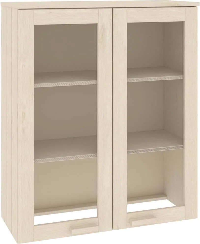 Nástavec na komodu HAMAR medově hnědý 85 x 35 x 100 cm borovice 340504