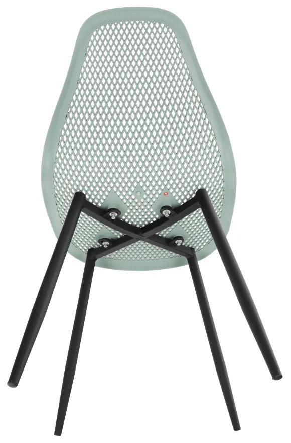 Kondela Jídelní židle, zelená / černá, TEGRA TYP 2