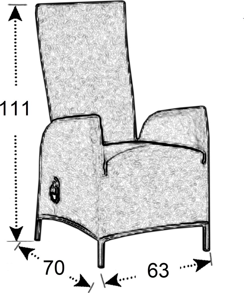 Doppler PRATO PARIS šedé - luxusní zahradní souprava 6+1