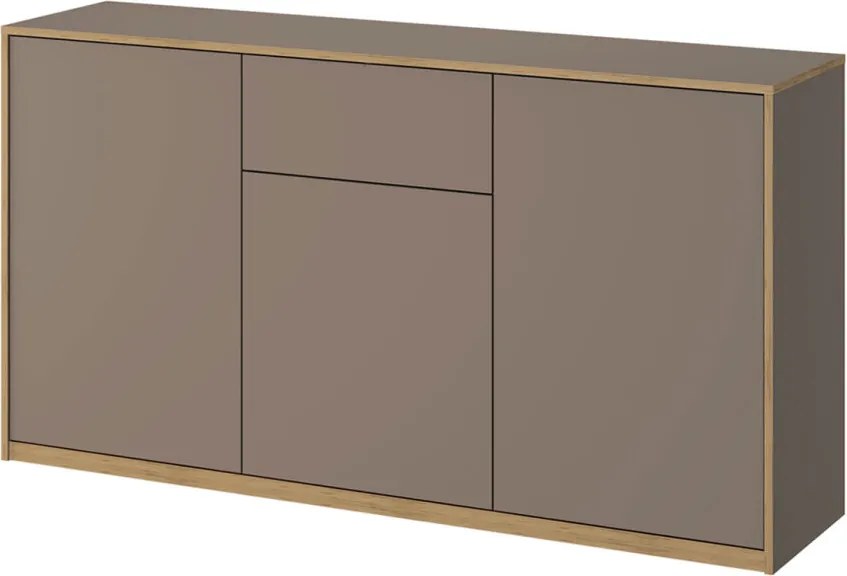 Komoda 3d1s šedý kubanit Complex