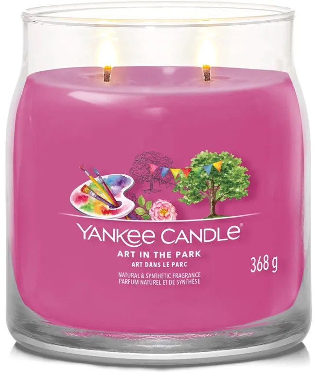 Yankee Candle – Signature svíčka Art in the Park (Umění v parku) Velikost: střední 368 g