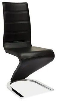 Jídelní židle H-669 černá/bílá záda