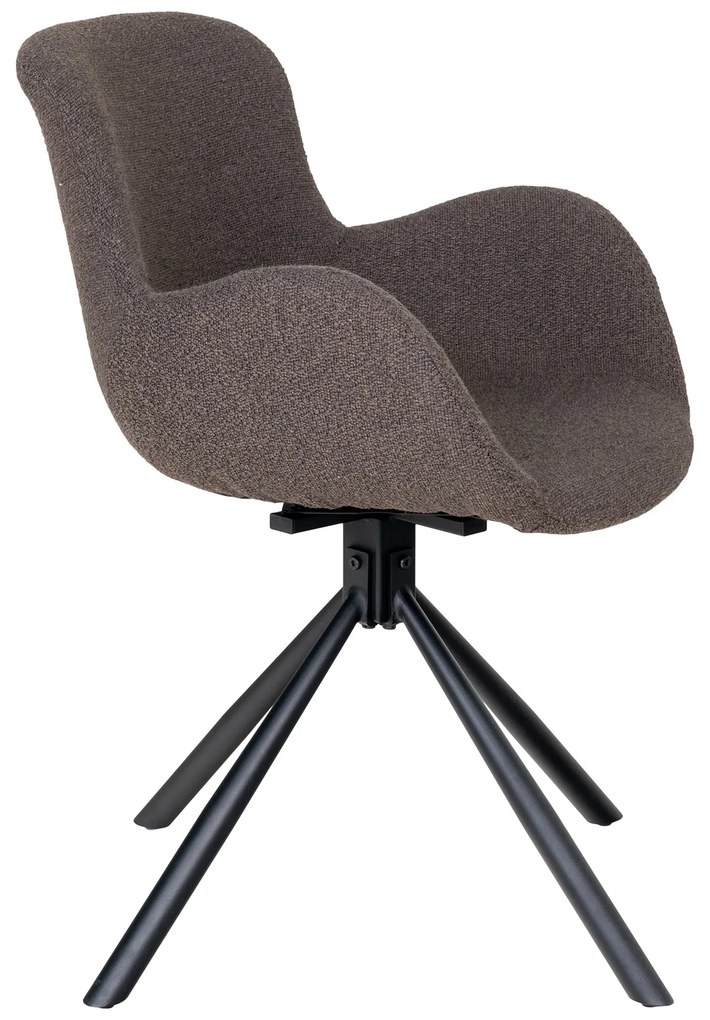 House Nordic Jídelní židle AMORIM hnědé bouclé 1001187