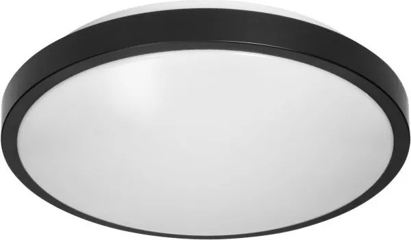 Stropní svítidlo ORNO SELENE CL/2XE27-10/B, 2xE27, max. 2x60W IP54, průměr 30,5cm, černá