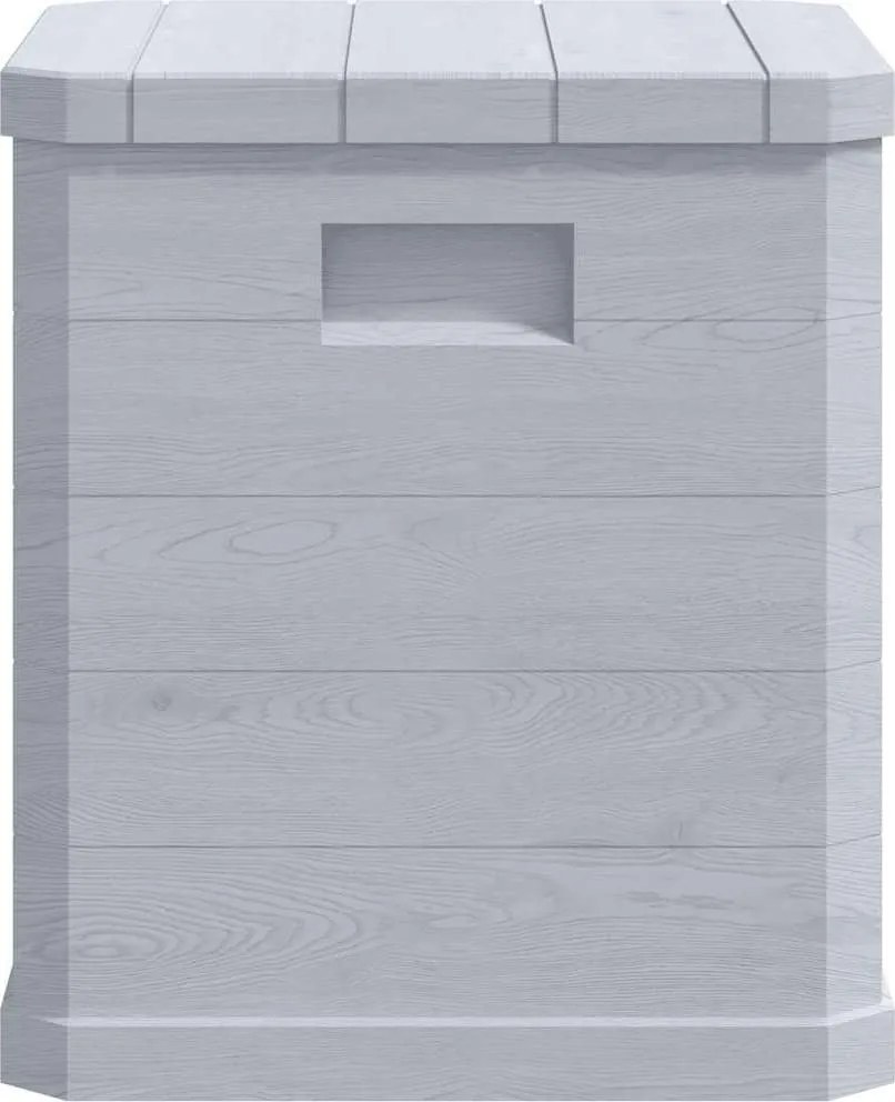 vidaXL Zahradní úložný box 90 l [45683] Barva: světle šedá