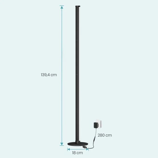 RGB LED stojací lampa LFLB35025BD02