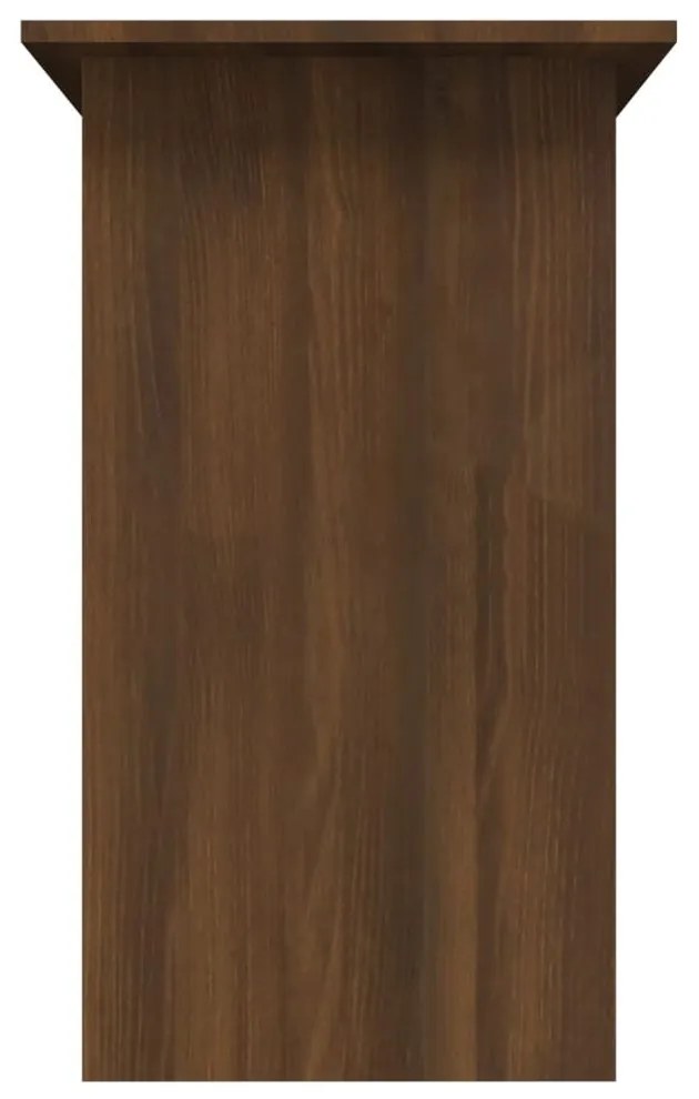 Petromila Psací stůl hnědý dub 80 x 45 x 74 cm kompozitní dřevo