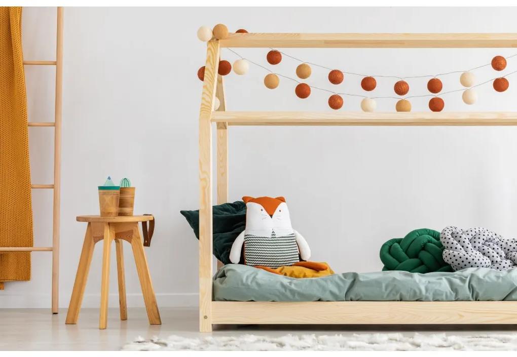 Adeko Dětská postel domeček Mila M Velikost postele: 190x100 cm Barva: dekor přírodní dřevo přírodní