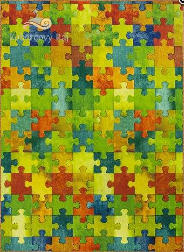 Associated  Weavers Dětský koberec  Puzzle multicolor  vícebarev