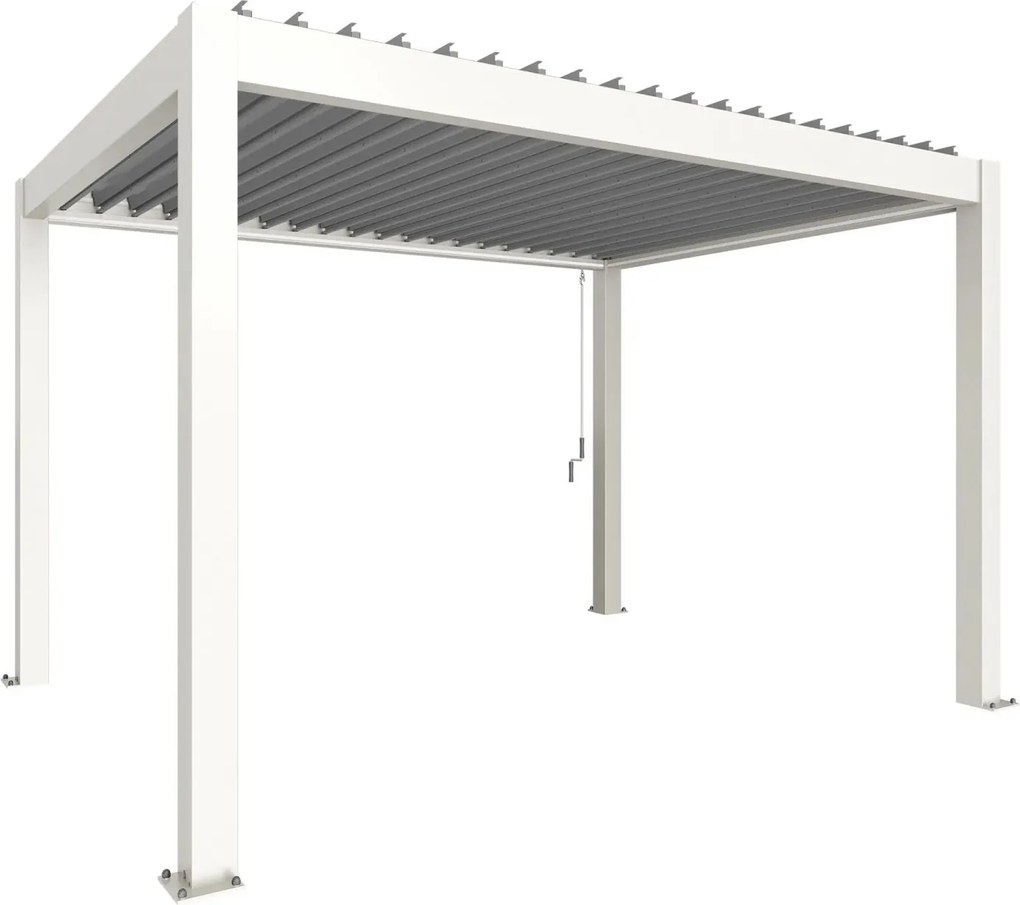 Biohort Pergola 4 x 3 bílá/stříbrná 404,5 x 312 cm