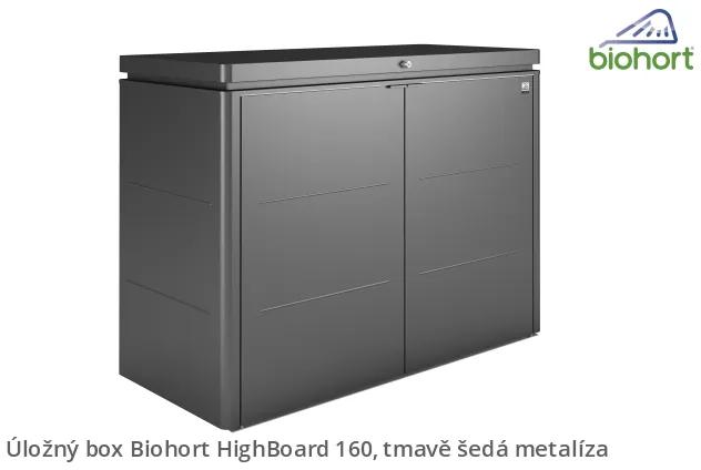 Biohort Úložný box HighBoard 160 Barva: šedý křemen metalíza