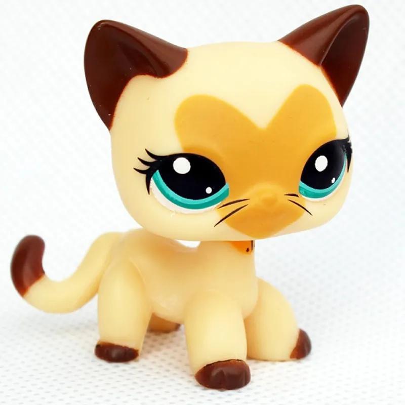 Littlest Pet Shop postavičky Motiv: kočička se žlutým srdíčkem v obličeji