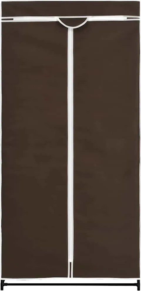 Šatní skříně 2 ks hnědé 75 x 50 x 160 cm 282442