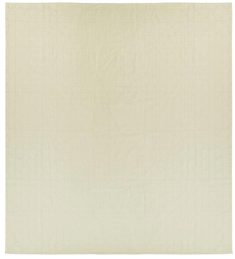 Bavlněný přehoz na postel 200 x 220 cm béžová MARAKA Beliani