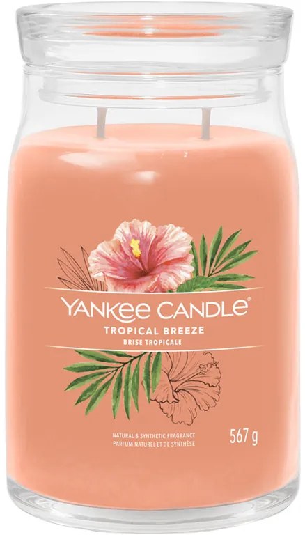 Yankee Candle – Signature svíčka Tropical Breeze (Tropický vánek) Velikost: střední 368 g