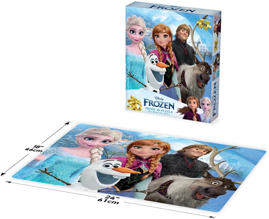 PRIME 3D PUZZLE - Disney Ledové království #2 300 dílků