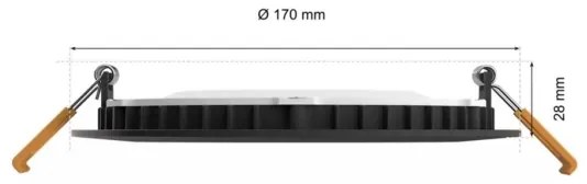Philips - LED RGBW Stmívatelné koupelnové svítidlo Hue SLIM LED/12W/230V IP44