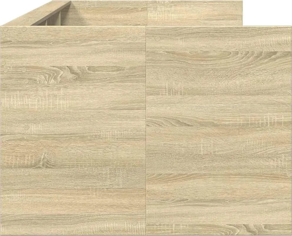 Válenda se zásuvkami bez matrace dub sonoma 90 x 200 cm 3280848