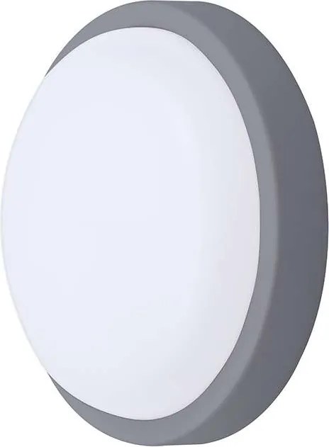 LED venkovní světlo WO745 - kruh 17 cm, šedá